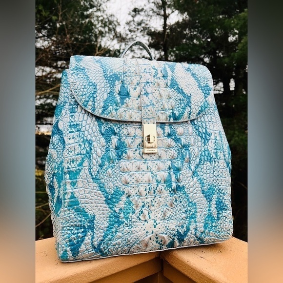 Brahmin | Bags | Nwt Brahmin Croco Leather Sadie Mesmerized Melbourne ...